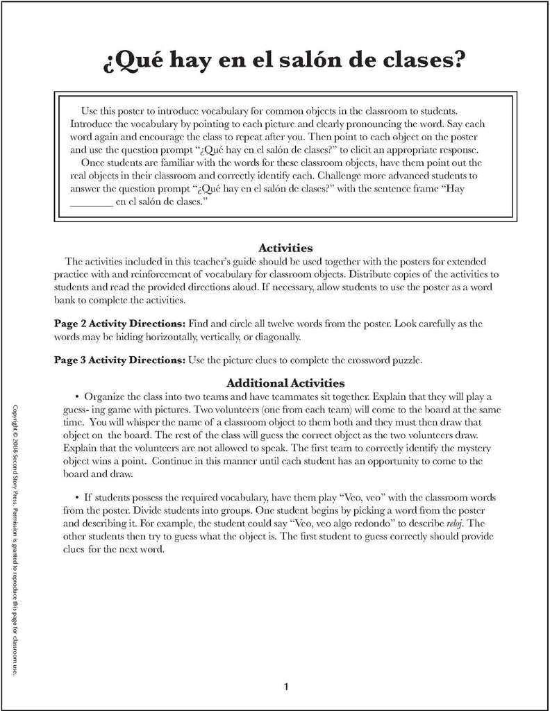 Spanish Set of 21 Mini Posters Digital - Italian, French and Spanish ...